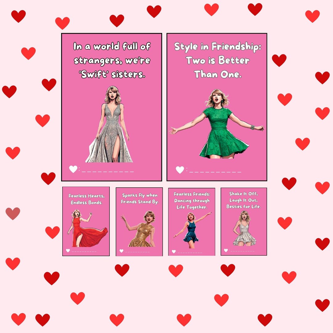 Taylor Swift Valentine, Taylor Swift Eras Valentine, Taylor Swift ...