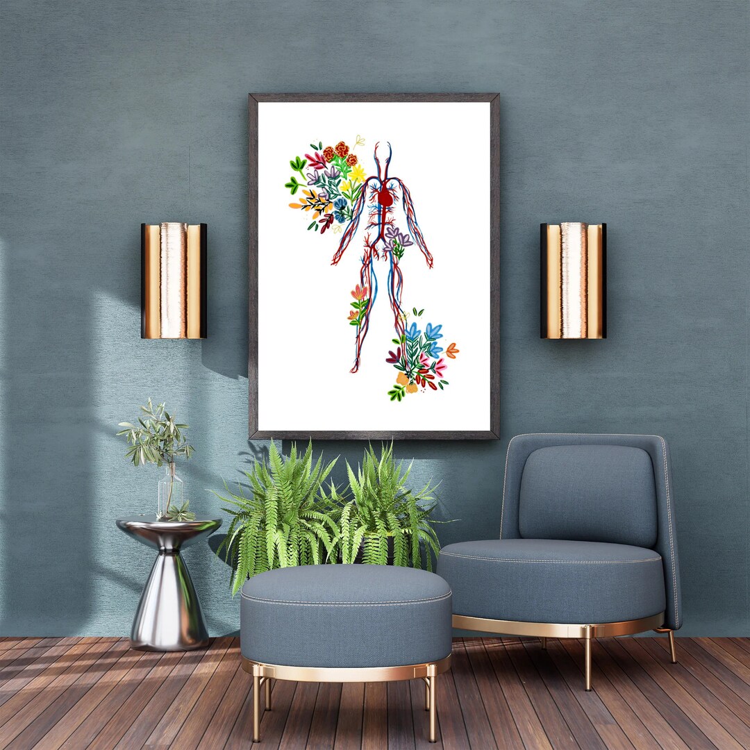 Circulatory System Art Print - Etsy