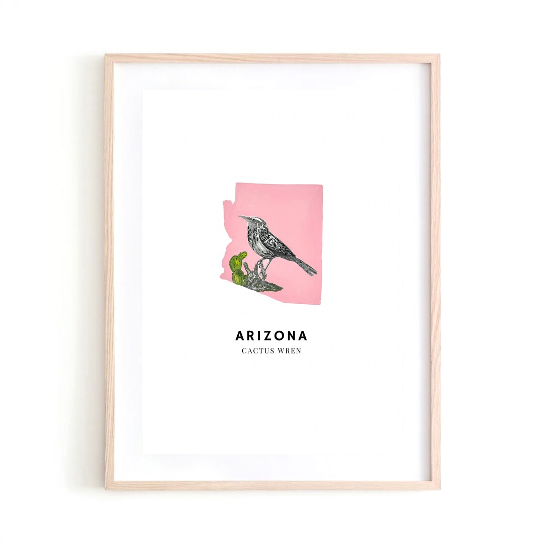 Arizona State Bird Art Print - Etsy