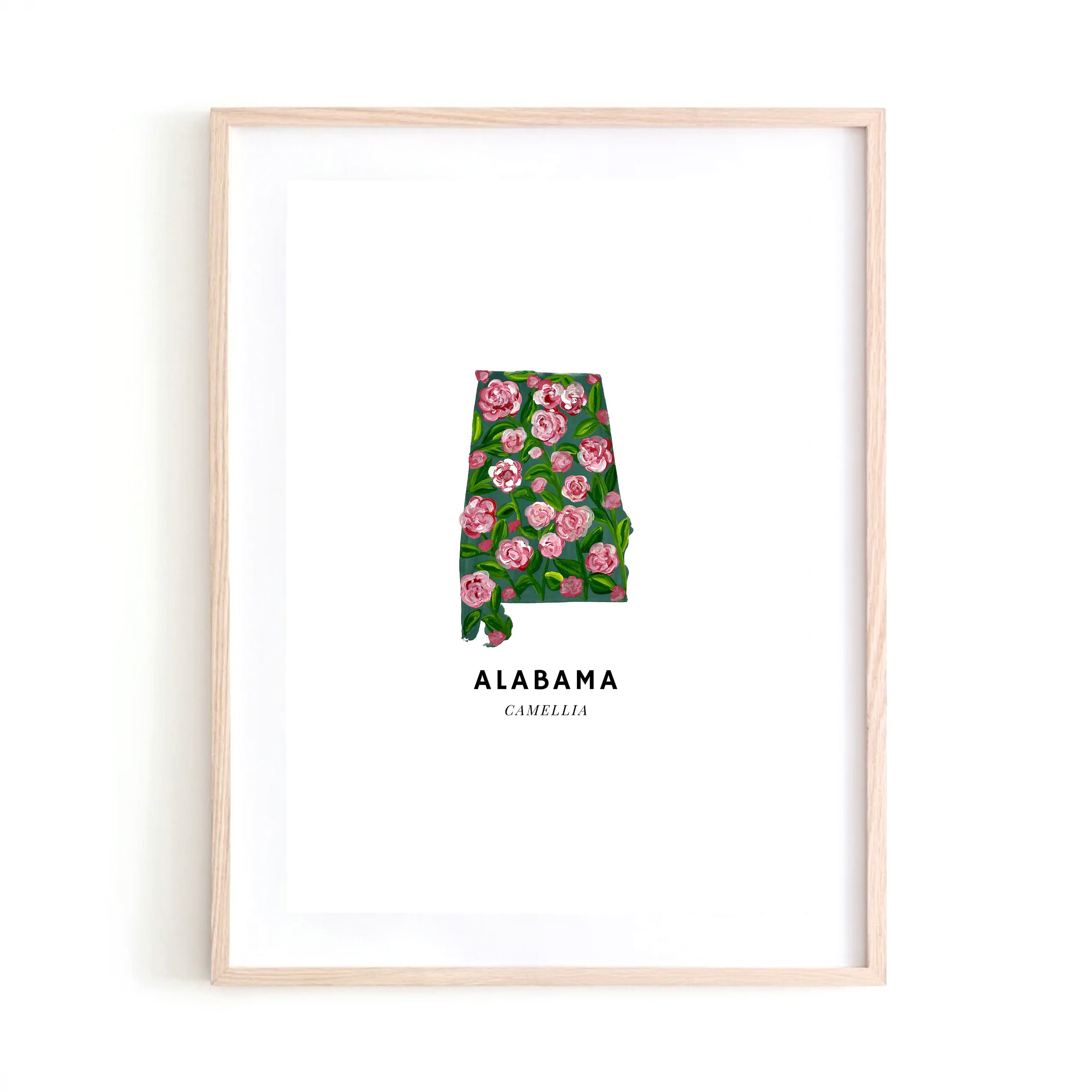 Alabama State Flower Art Print - Etsy
