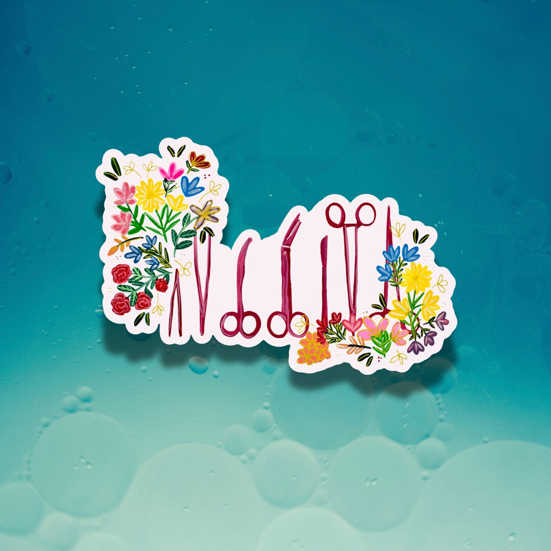 Surgical Instruments Sticker - Etsy