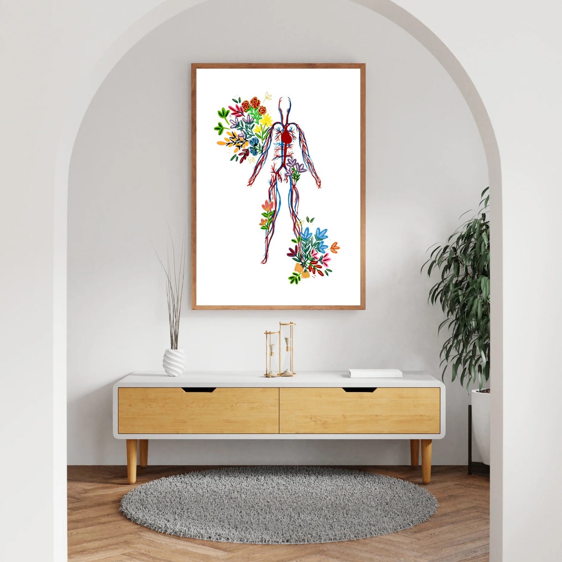 Circulatory System Art Print - Etsy
