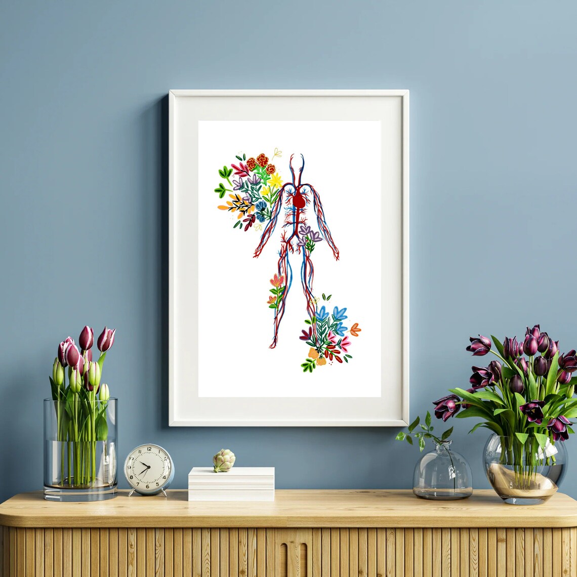 Circulatory System Art Print - Etsy