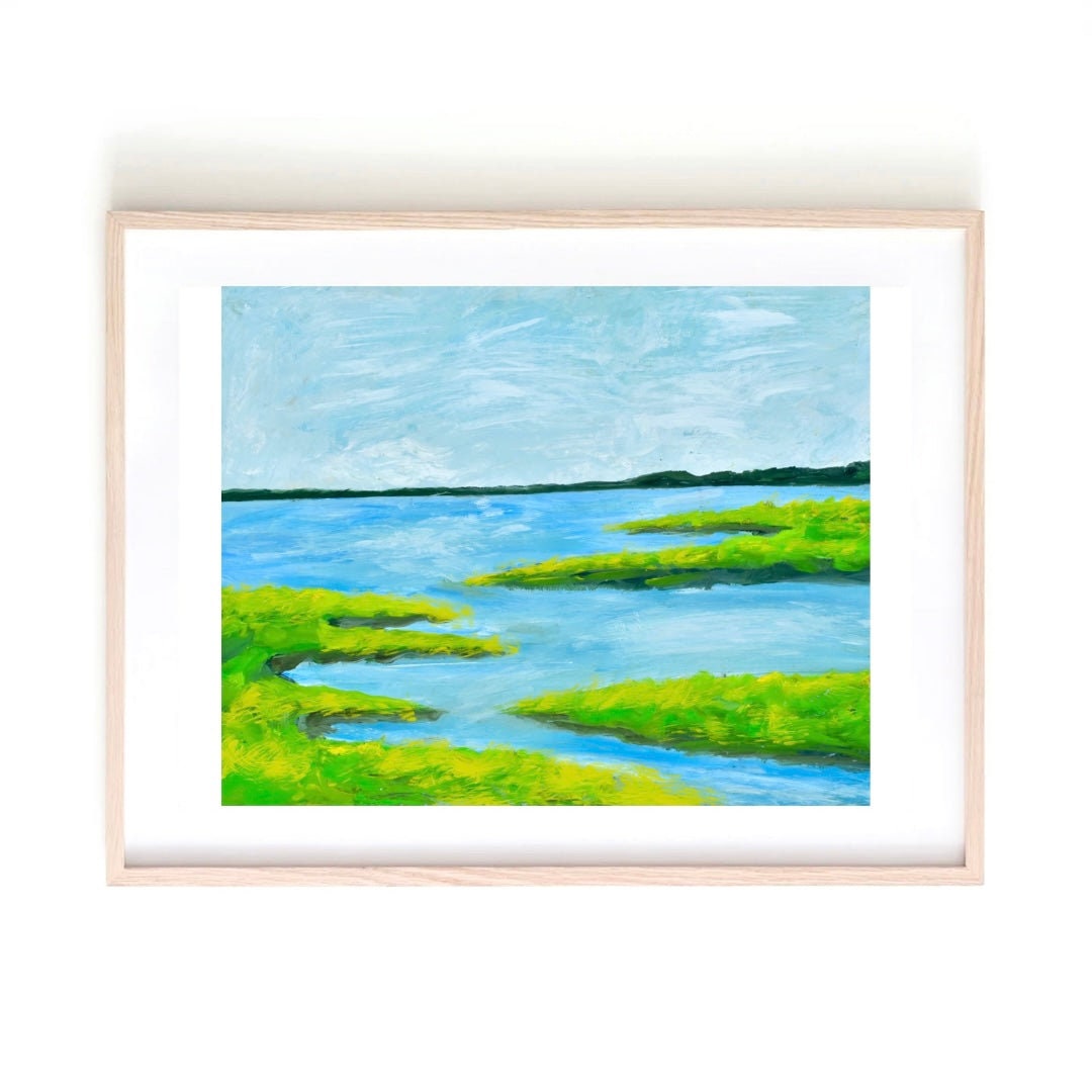 Charleston Marsh Art Print - Etsy