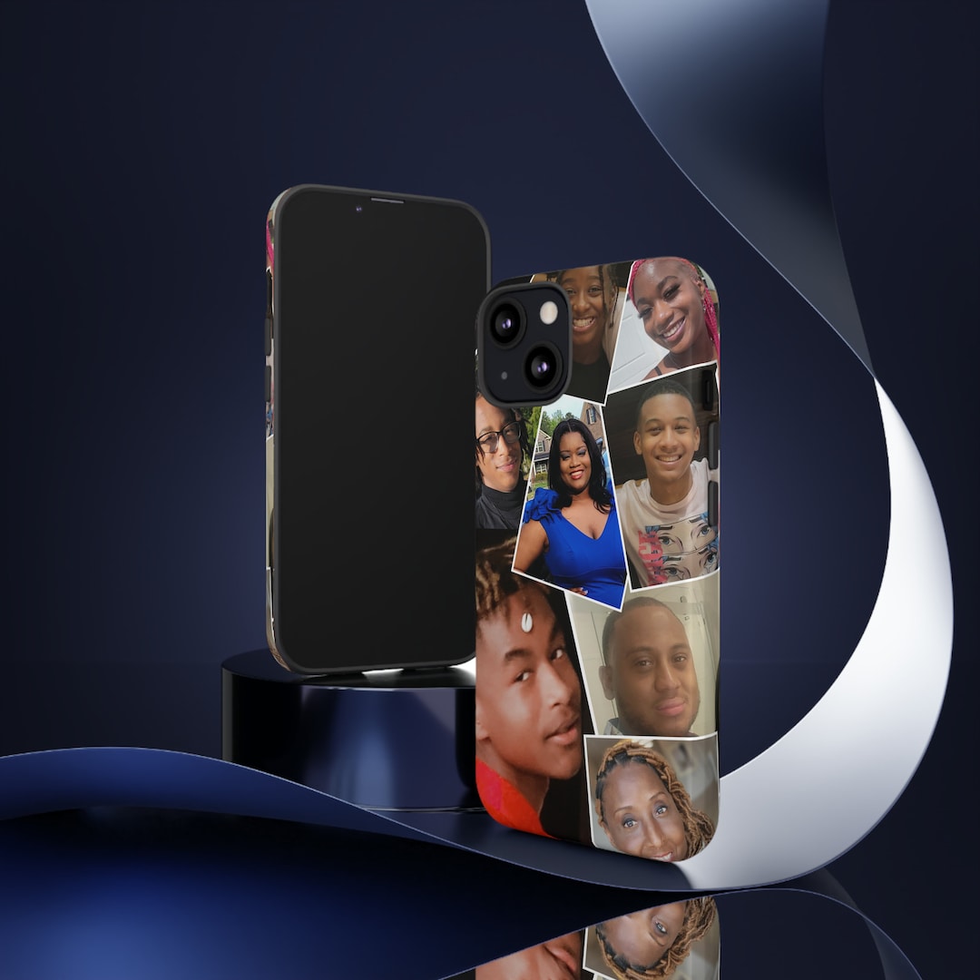 Personalized Custom Photo Scattered Collage Phone Case Photo Collage ...