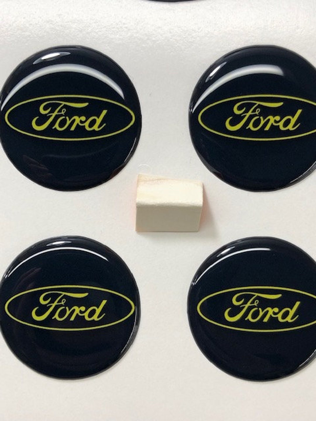Sel-adhesive Rim Cap Stickers Ford 4x All Size Logo Print for - Etsy