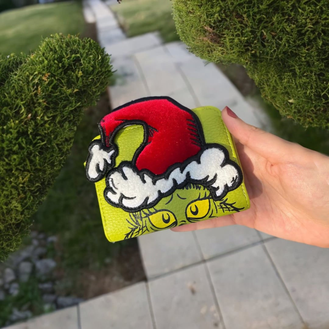 Grinch Wallet Cute Wallet Ita Walelt Small Walelt ID Card - Etsy