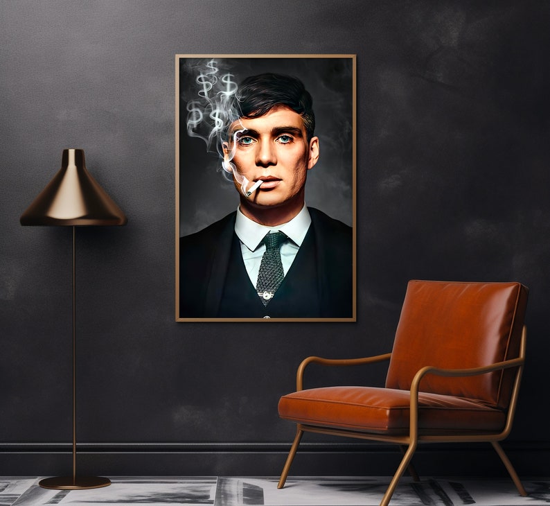 Peaky Blinders Poster, Vintage Tommy Shelby Poster Classic Movie Art - Etsy