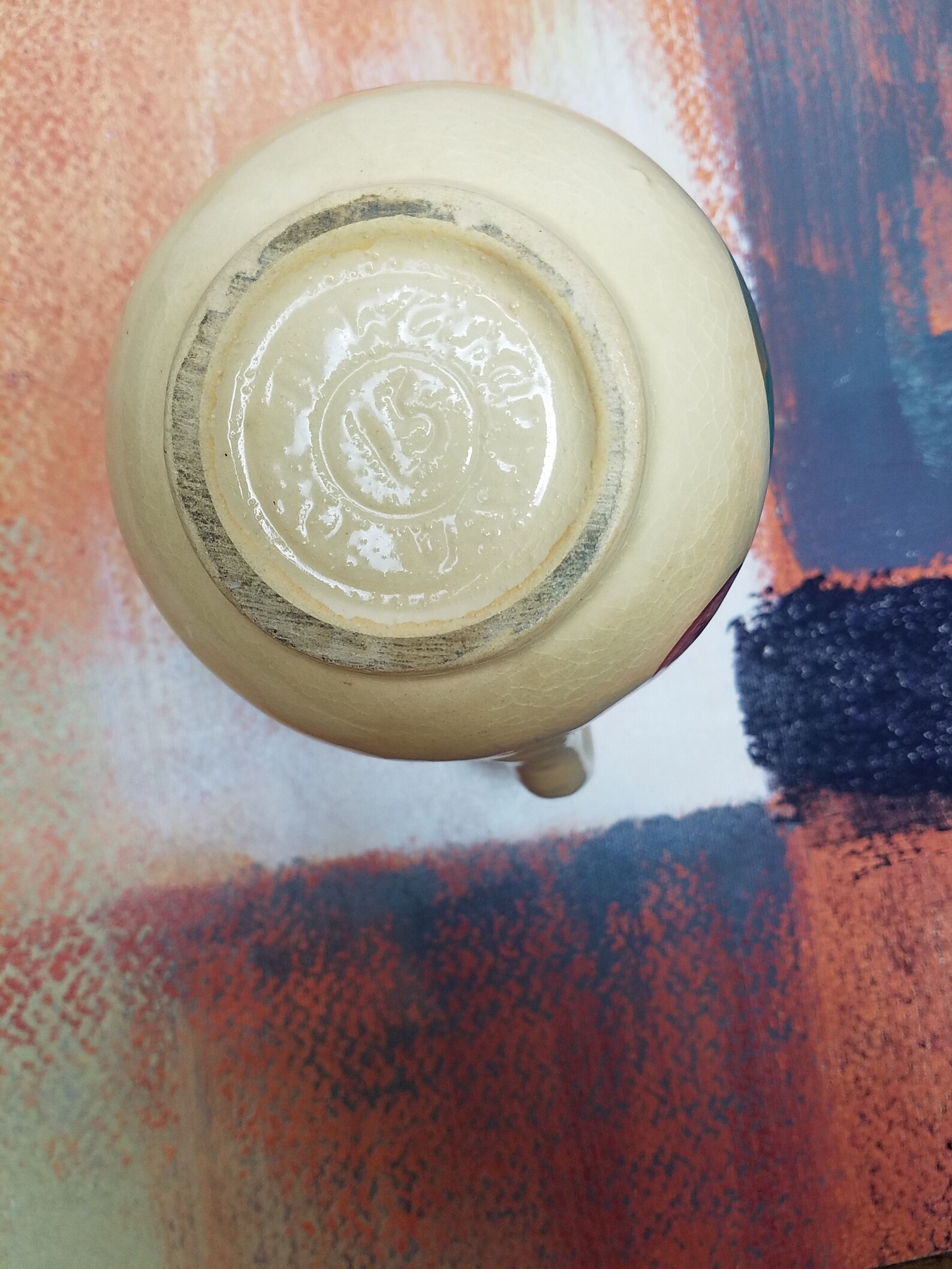 Vintage Watt Pottery Pitcher Flower and Cherry Pattern 5.5 in Tall - Etsy