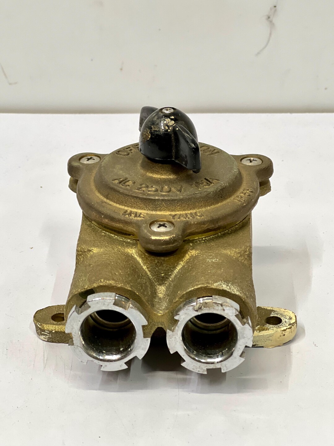 Maritime Daeyang Old Vintage Industrial Brass Rotary Switch & Socket - Etsy