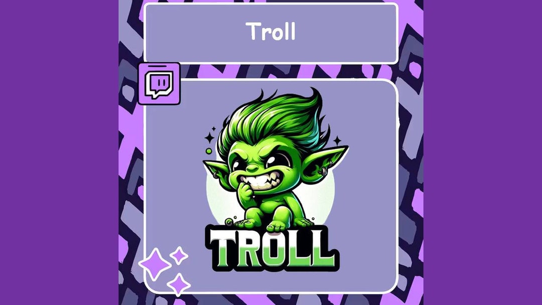 Troll Emote, Twitch Emote, Youtube Emote, Discord Emote, Community ...