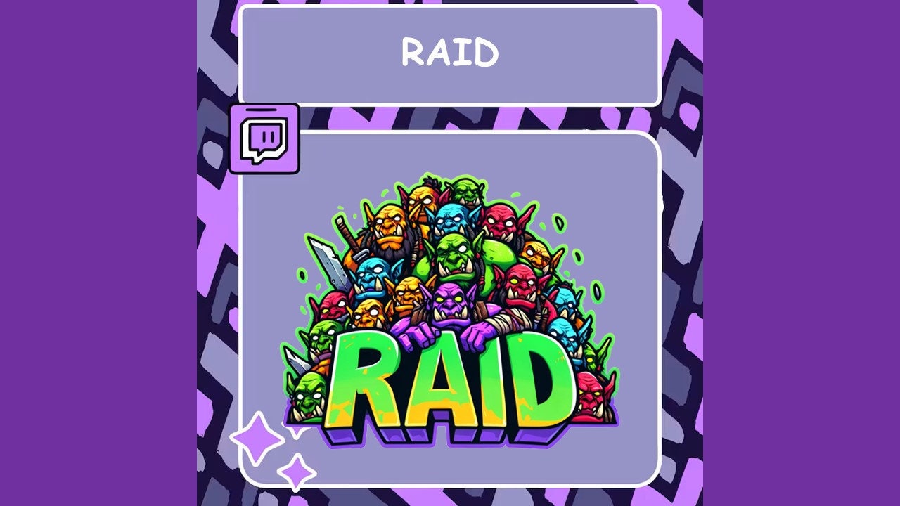 Raid Twitch Emote, Discord Emote, Orc Emote, Funny Emote, Youtube Emote ...