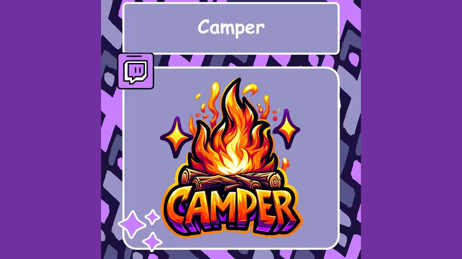Camper Twitch Emote, Discord Emote, FPS Game Emote, Youtube Emote, Sub ...