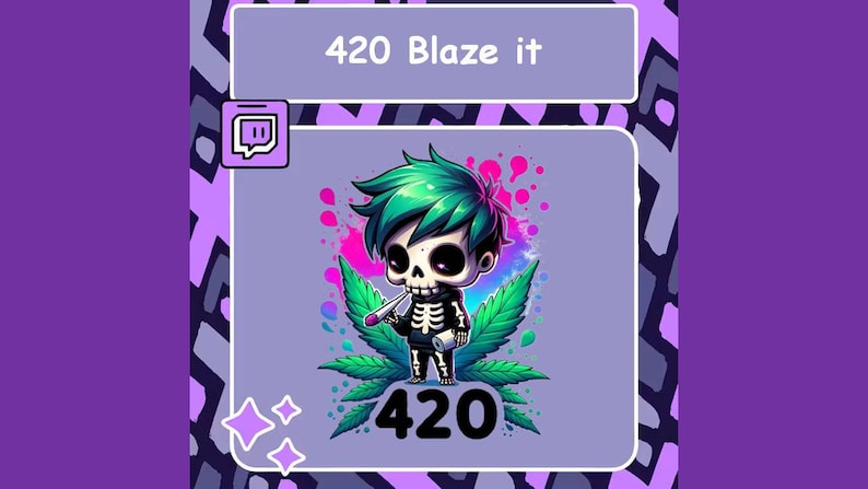 420 Twitch Emote, Discord Emote, Skull Emote, Youtube Emote, Tiktok ...