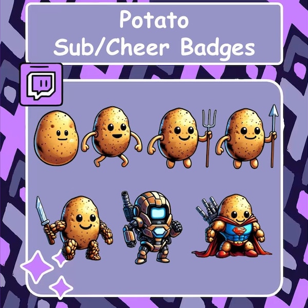 Twitch Potato Stream - Etsy
