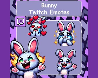 Easter Bunny Twitch Emotes Discord Emotes Youtube Emotes Facebook ...