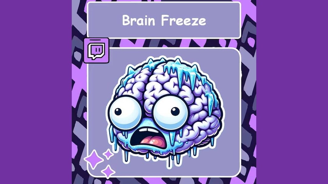 Brain Freeze Emote, Twitch Emote, Youtube Emote, Discord Emote ...