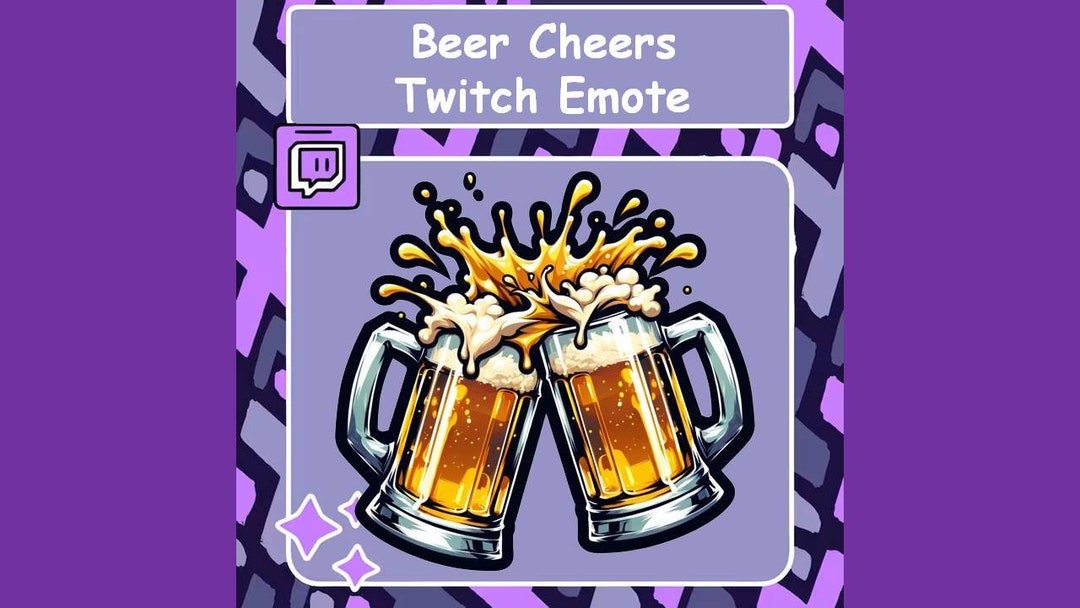 Beer Cheers Twitch Emote, Discord Emote (digital Download) - Etsy