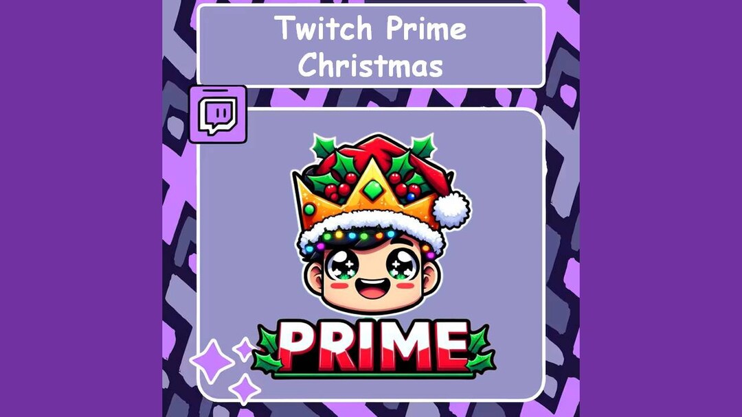 Christmas Twitch Prime Emote, Holiday Cheer (digital Download) - Etsy