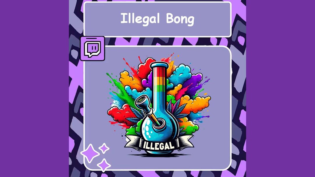 Bong Twitch Emote, Discord Emote, Weed Emote, Funny Emote, Youtube ...