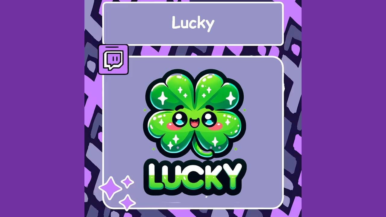 Lucky Clover Twitch Emote, Cute Irish Streamer Design (digital Download ...