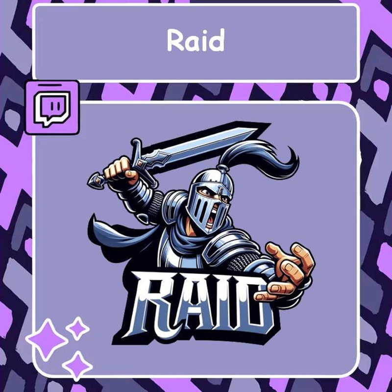 Twitch Raid Emote - Etsy