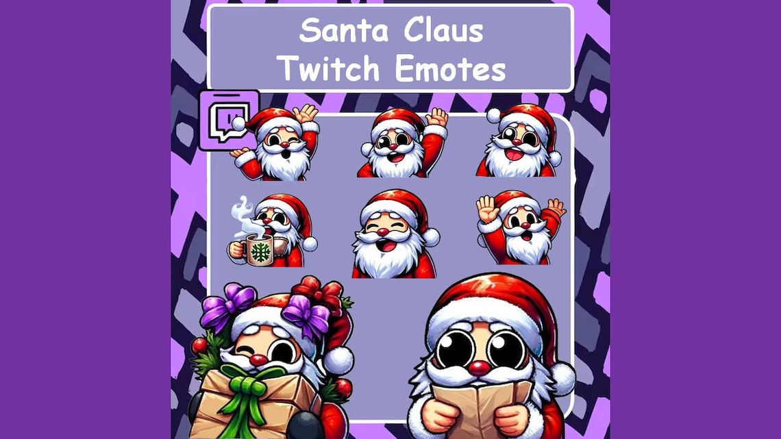 Santa Claus Emotes, Twitch Emotes, Youtube Emotes, Discord Emotes ...