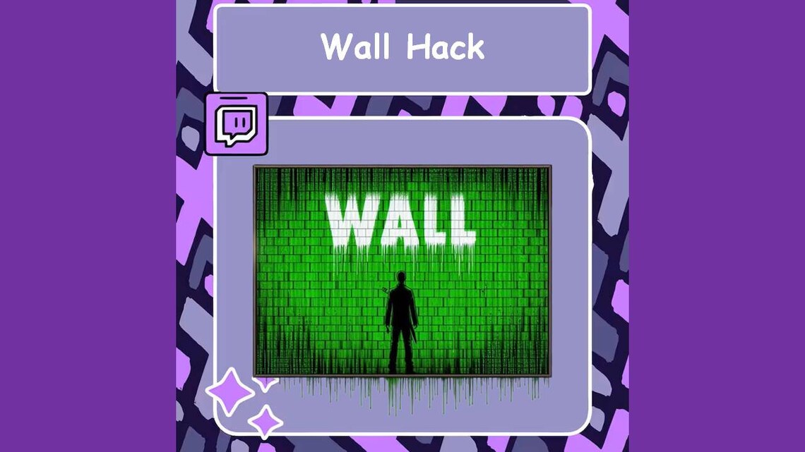 Wall Hack Twitch Emote, Discord Emote, Hacker Emote, Matrix Emote ...