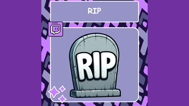 RIP Emote, RIP Twitch Emote, Youtube Emote, Discord Emote, Community ...