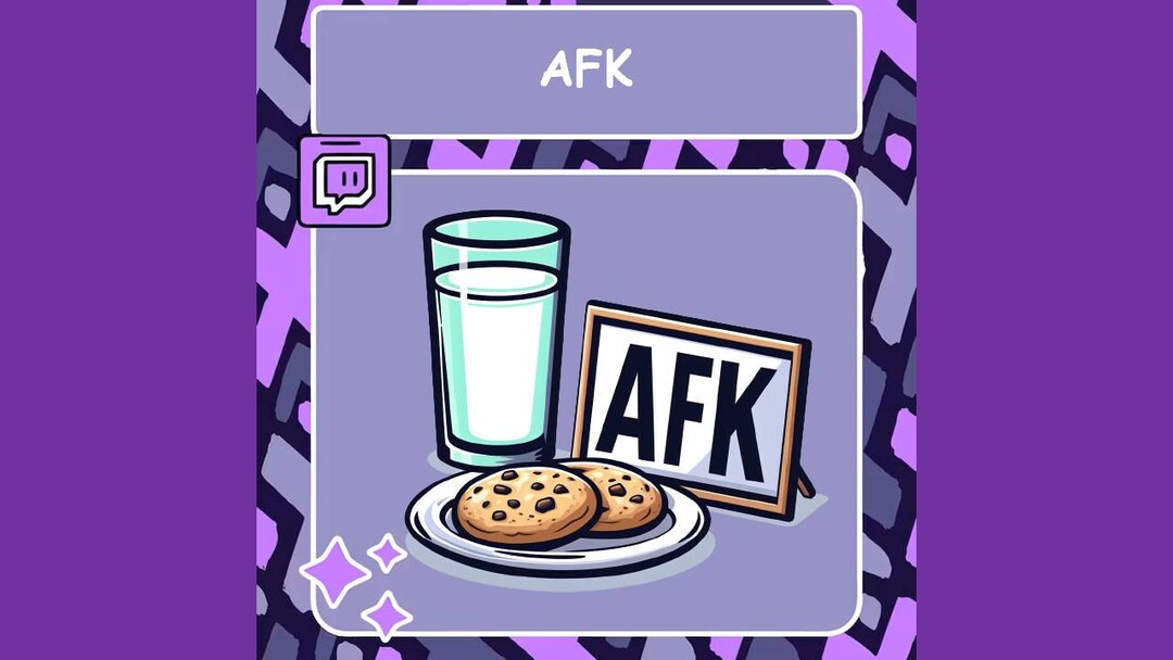 AFK Cookie Emote, Twitch/discord/youtube Streamer Emote (digital ...