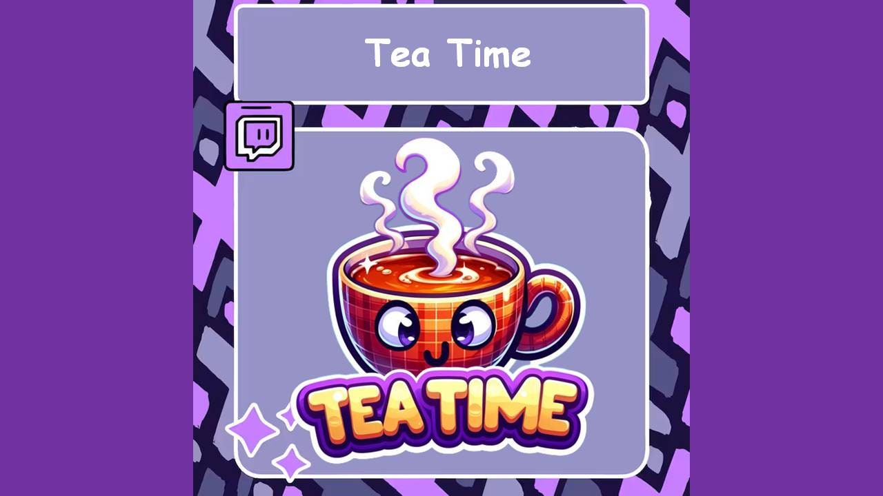 Tea Time Emote, Twitch Emote, Youtube Emote, Discord Emote, Community ...