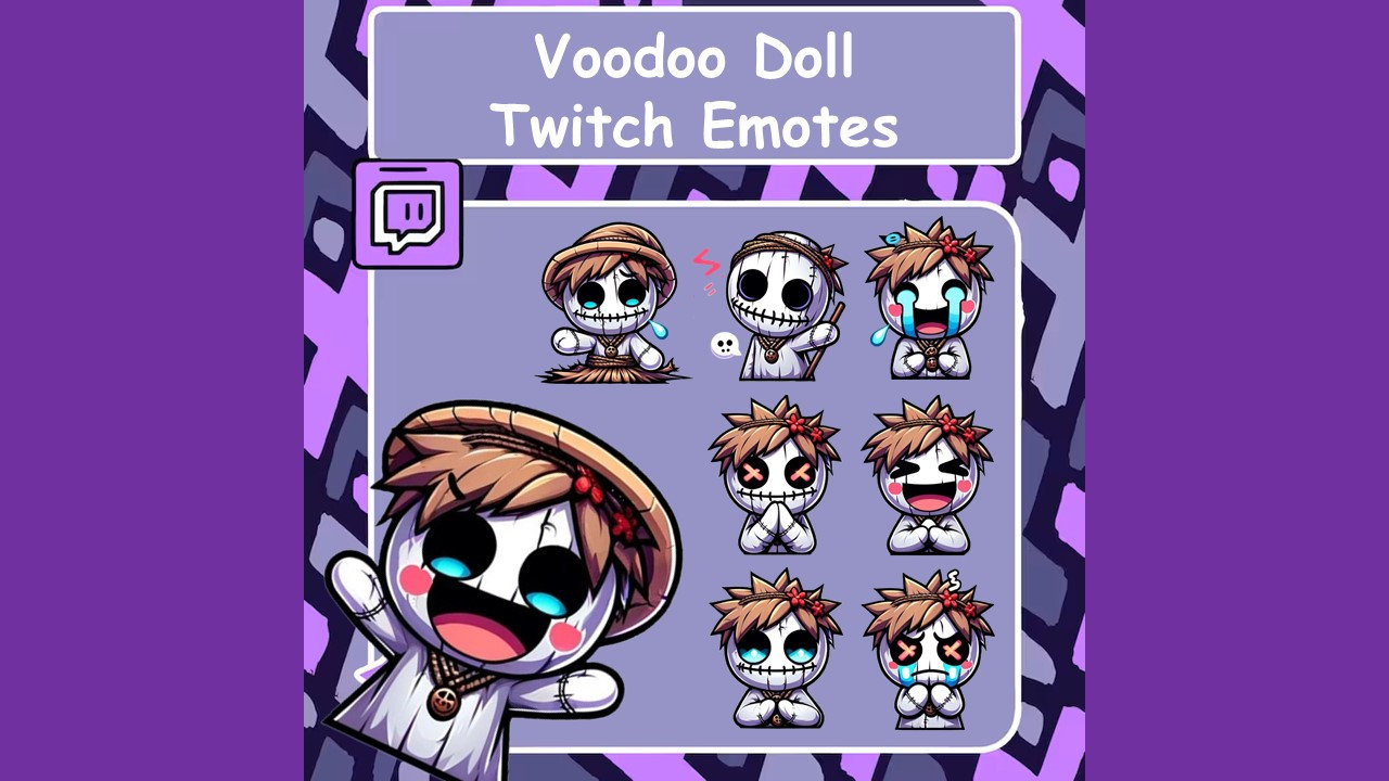 Voodoo Doll Emotes, Twitch Emotes, Youtube Emotes, Discord Emotes ...