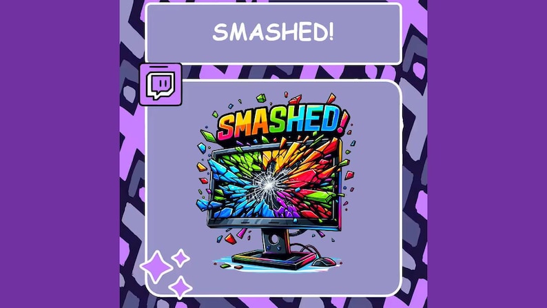 Smashed Twitch Emote, Discord Emote, MEME Emote, Funny Emote, Youtube ...