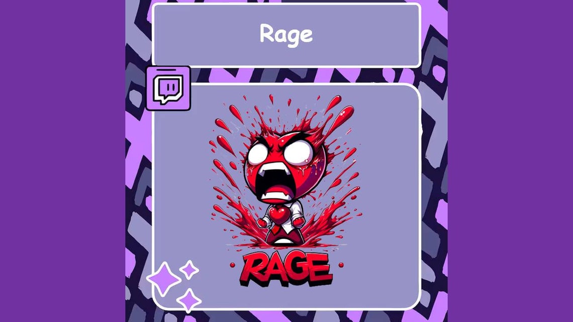 Rage Twitch Emote, Discord Emote, Exploding Emote, Cool Emote, Youtube ...