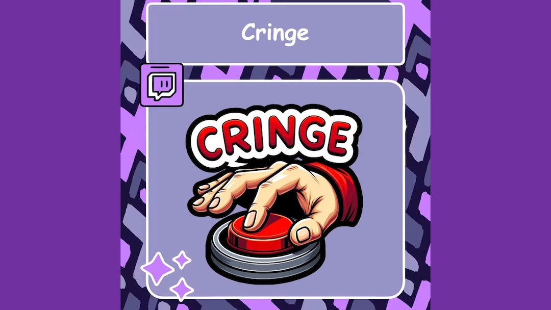 Cringe Twitch Emote, Gaming Streamer Emote (digital Download) - Etsy