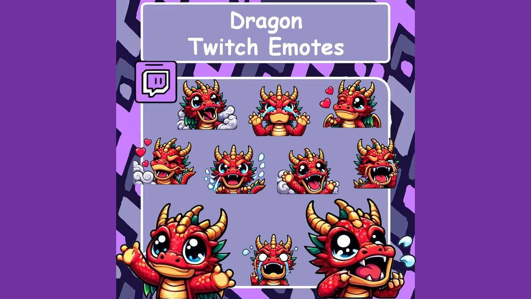 Dragon Emotes, Twitch Emotes, Youtube Emotes, Discord Emotes, Streamer ...