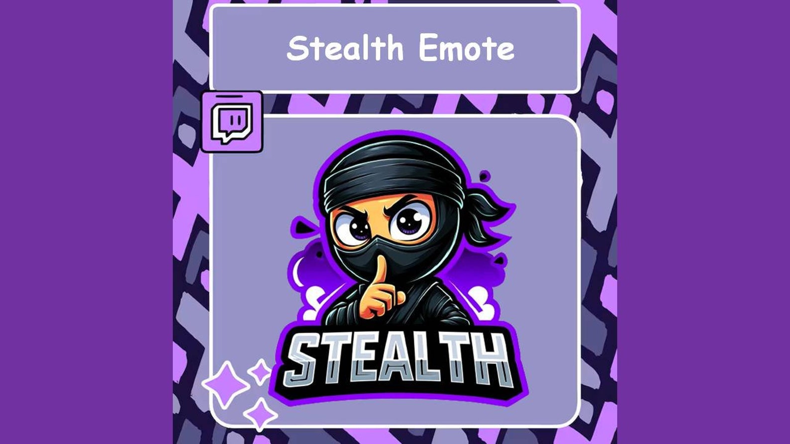 Stealth Emote, Twitch Emote, Youtube Emote, Discord Emote, Community Emote, Streamer Emote ...