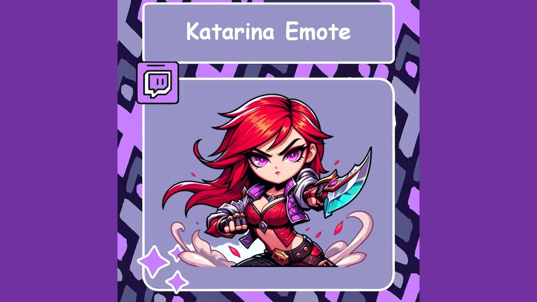 Katarina Twitch Emote, Chibi Emote, Discord Emote, League of Legends ...