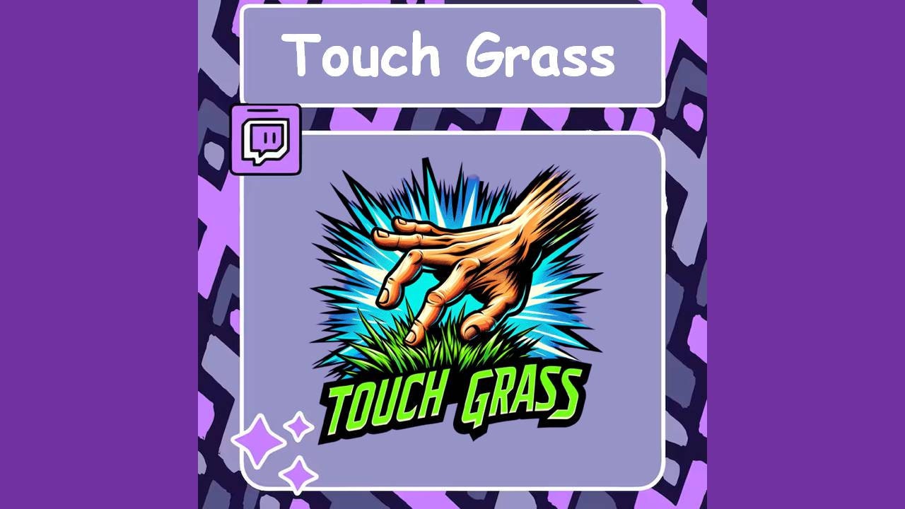 Touch Grass Emote, Funny Meme, Twitch/discord/youtube (digital Download ...