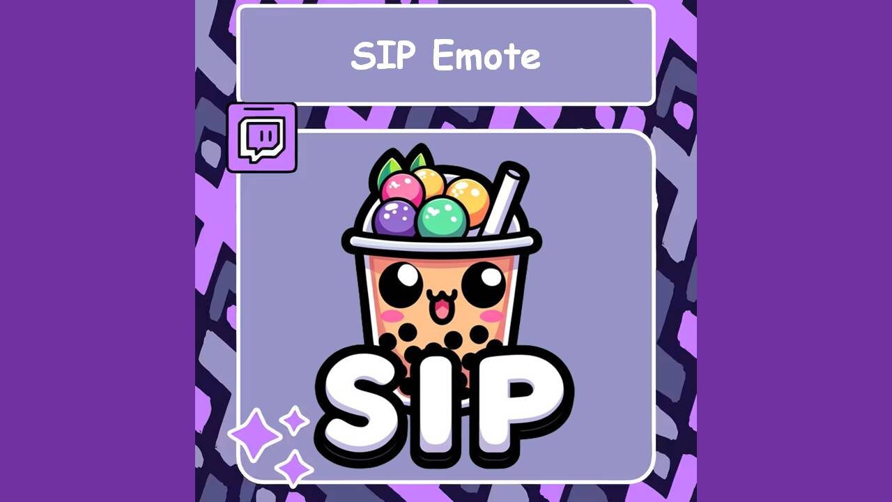Sip Emote, Sip Twitch Emote, Youtube Emote, Discord Emote, Community ...