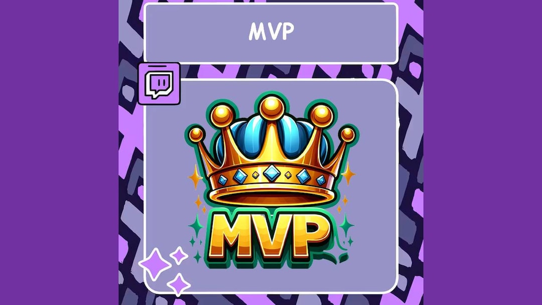 MVP Twitch Emote, Discord Emote, Crown Emote, Shiny Emote, Youtube ...