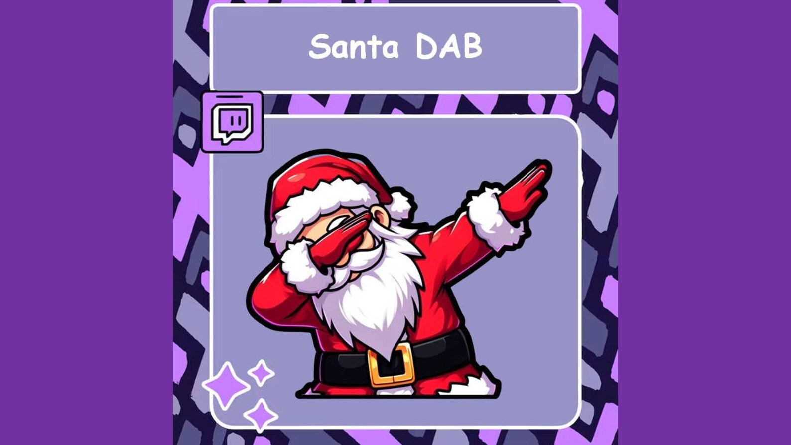 Santa Dab Twitch Emote, Discord Emote, X-mas Emote, Youtube Emote ...