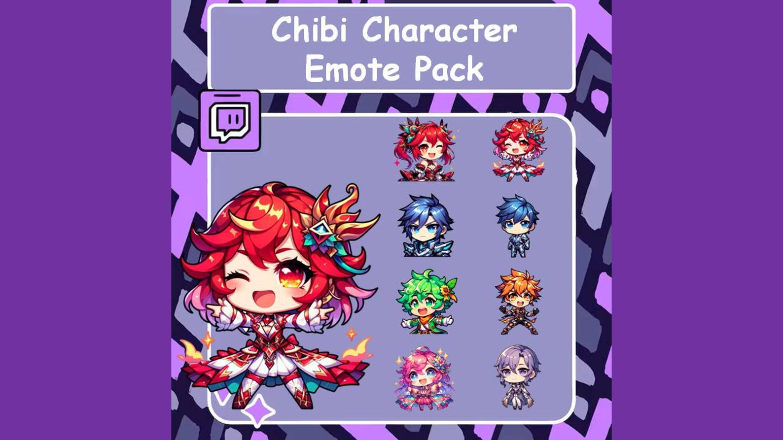 Chibi Honkai Star Rail Emote Pack, Twitch, Discord, Youtube (digital ...