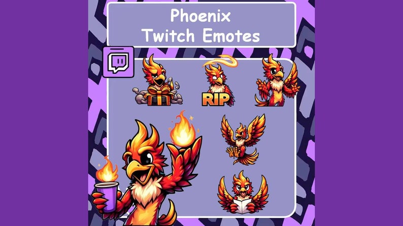 Phoenix Emotes, Twitch Emotes, Youtube Emotes, Discord Emotes, Streamer ...