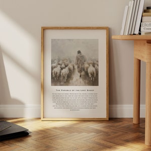 Jesus Leaves the 99, Parable of the Lost Sheep, Good Shepherd, Jesus ...