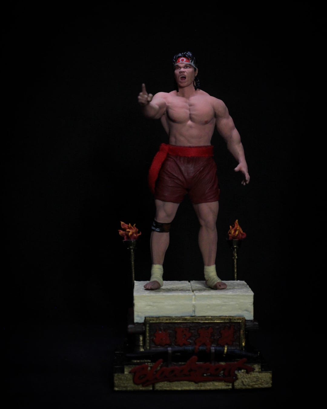 Chong Li – Bloodsport Figure on Base - Etsy