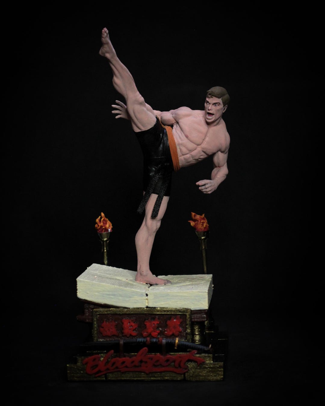 Frank Dux–bloodsport Figure on Base - Etsy