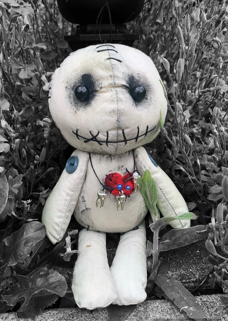 Pitiful Poppet Gothic Welsh Voodoo With Teeth OOAK Artist Doll - Etsy