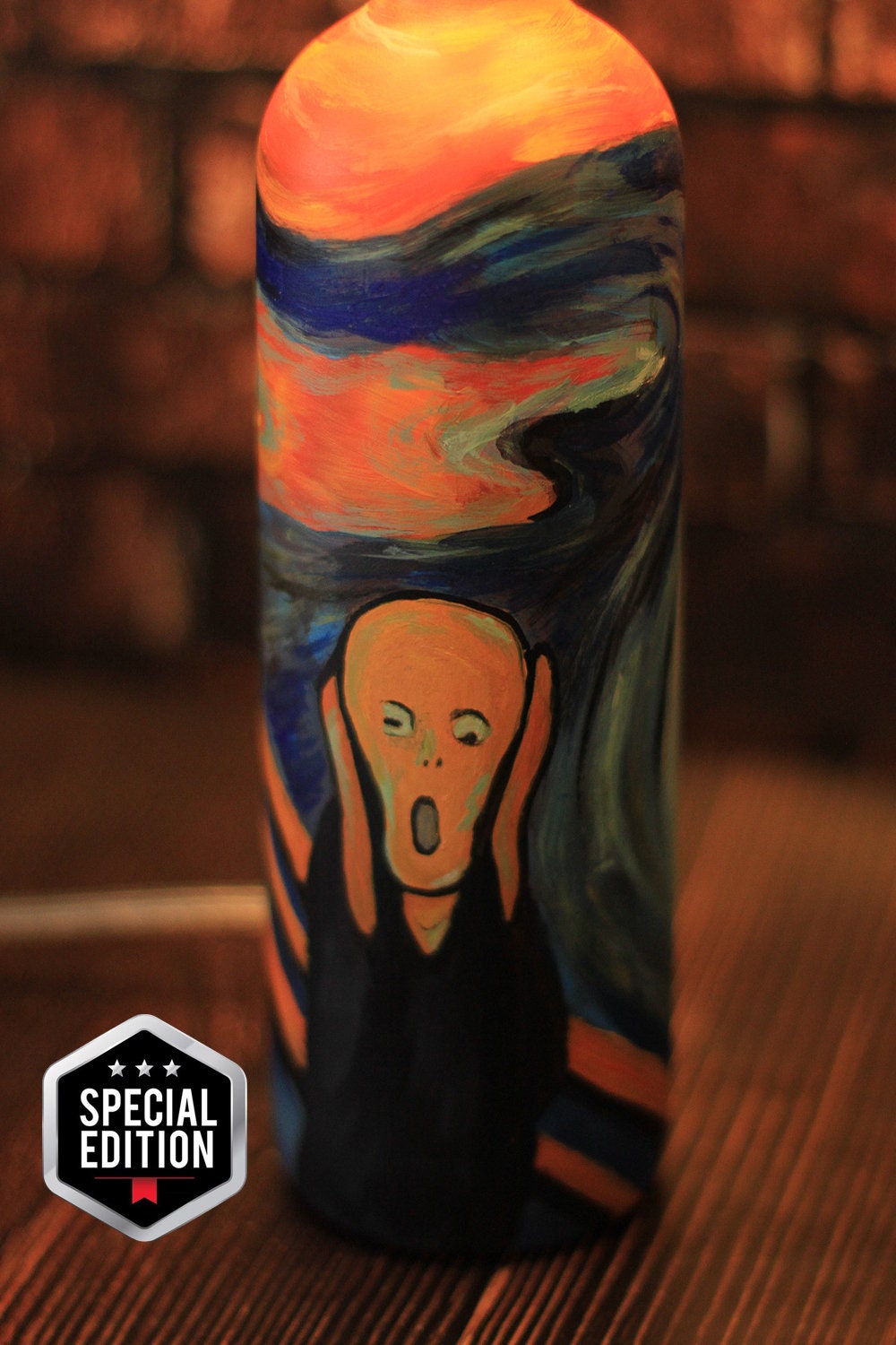 Edvard Munch Special Edition the Scream Lamp Shade Poster Handmade Hand ...