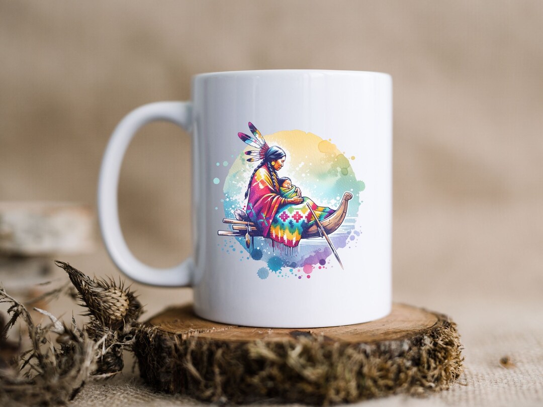 Native American Mug, American Indian, 11oz Ceramic Mug, Native American ...